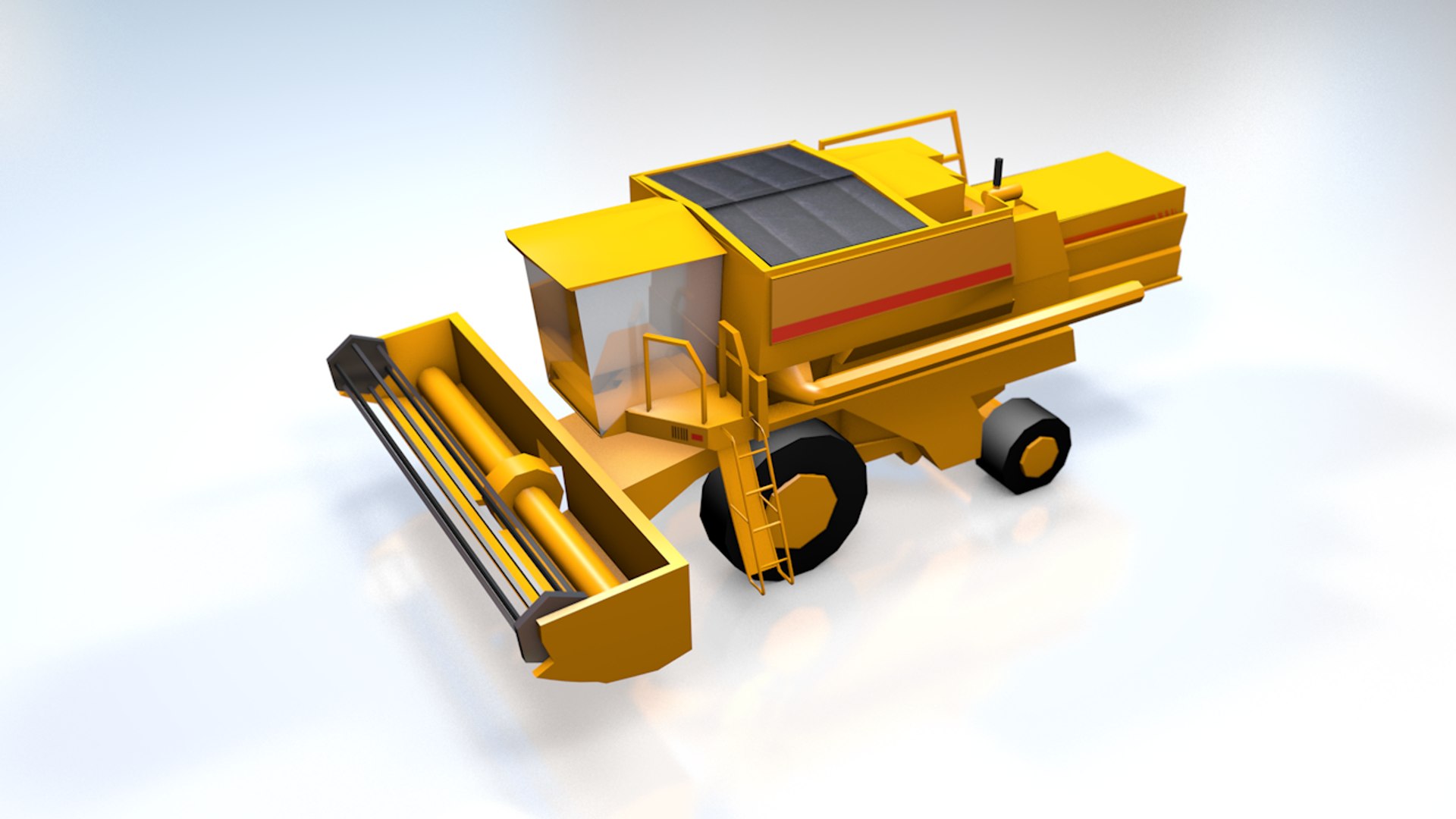 3D Harvester Generic Equipment Model - TurboSquid 1409989
