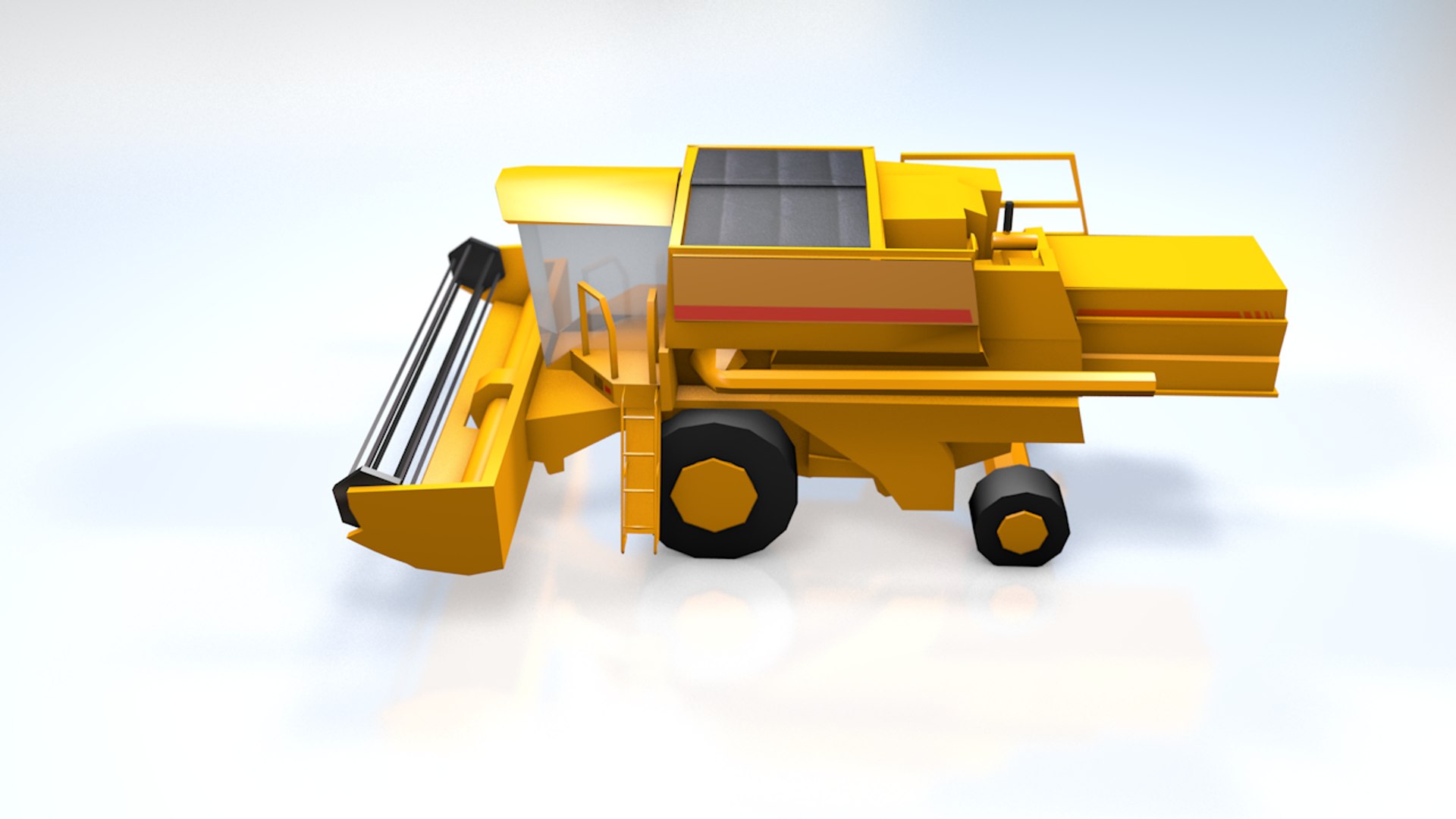 3D Harvester Generic Equipment Model - TurboSquid 1409989