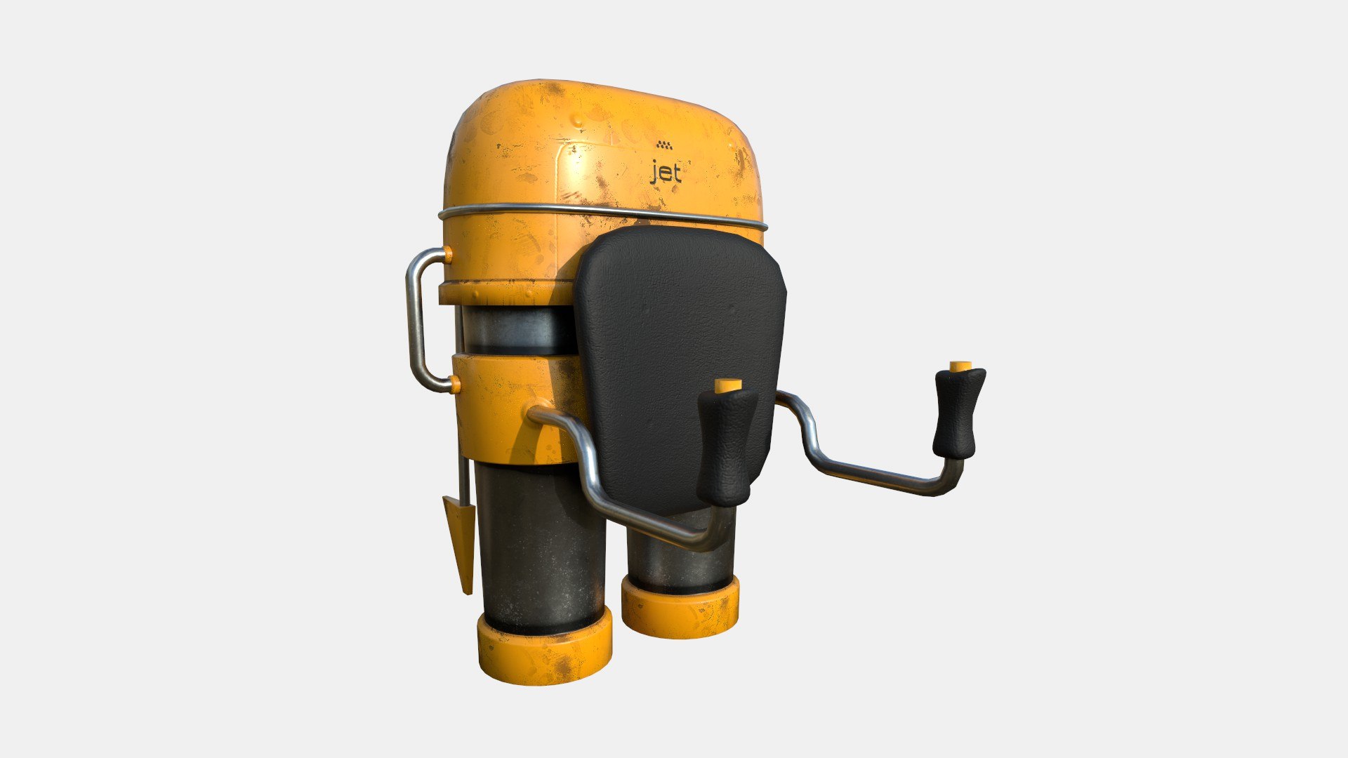 modelo 3d Jetpack C03 Yellow - SciFi Character Design - TurboSquid 1888391
