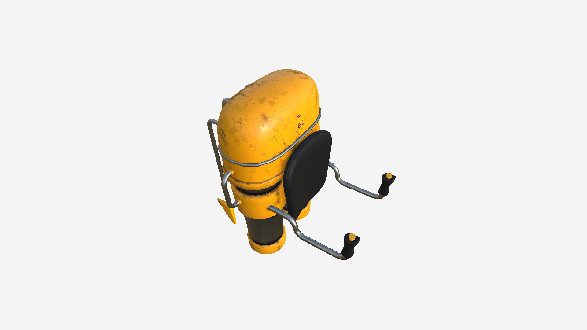3D Jetpack C03 Yellow - SciFi Character Design - TurboSquid 1888391