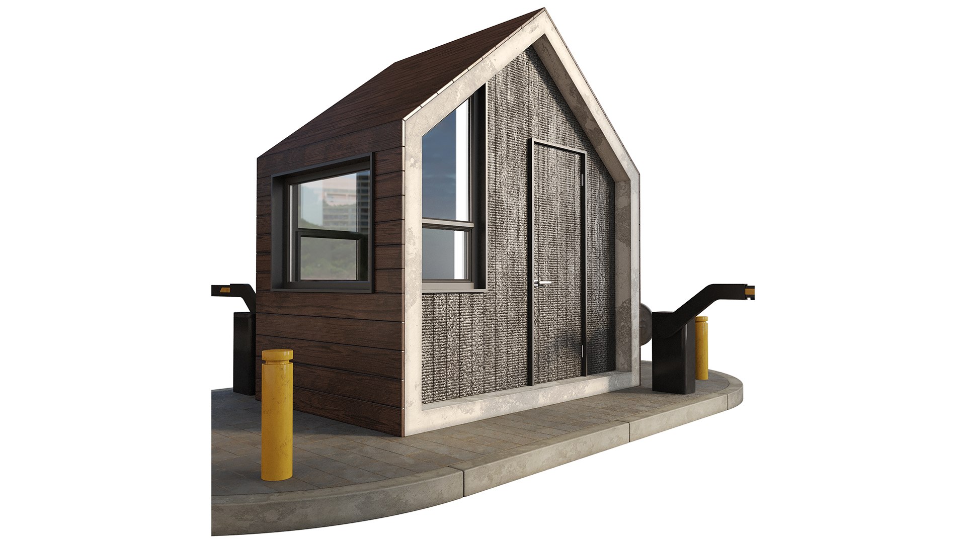 Security Post 3D Model - TurboSquid 2253255