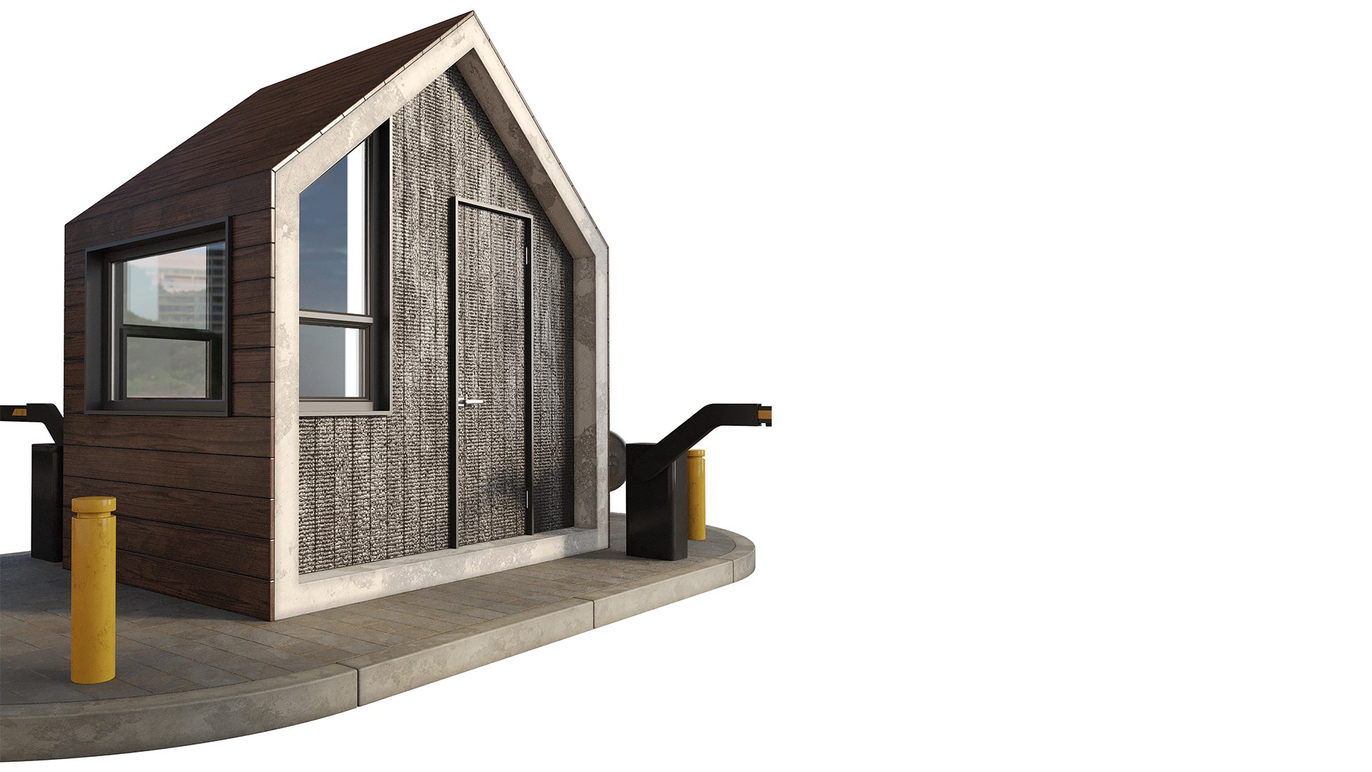 Security Post 3D Model - TurboSquid 2253255