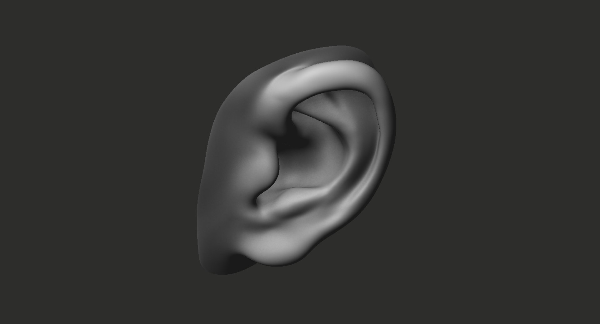 3D Ear Realistic Perfect - TurboSquid 1313274