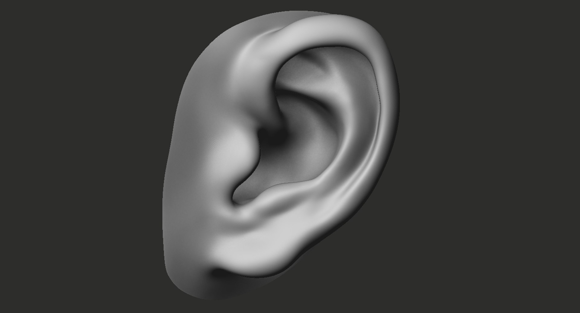 3D Ear Realistic Perfect - TurboSquid 1313274