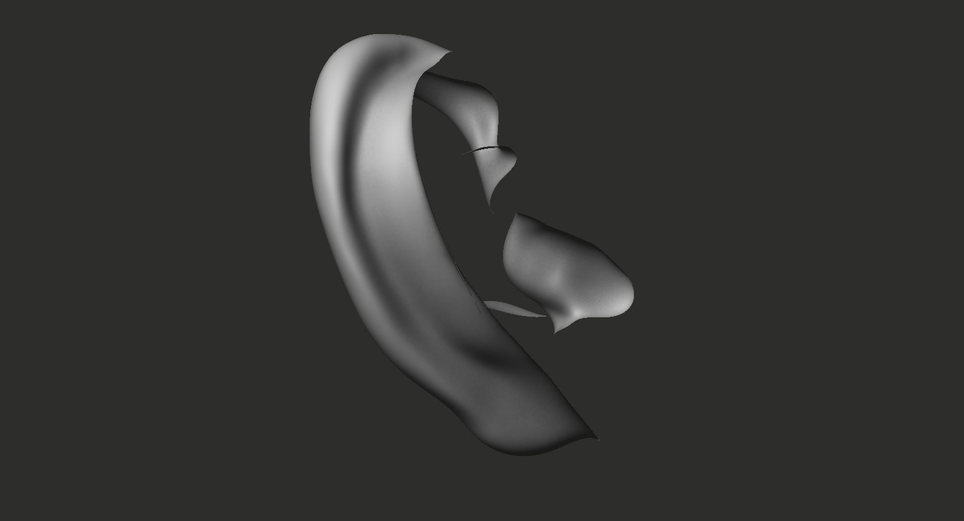 3D Ear Realistic Perfect - TurboSquid 1313274