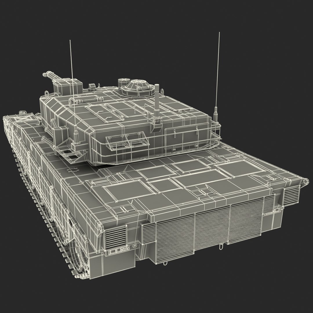 3d japanese type 90 tank model