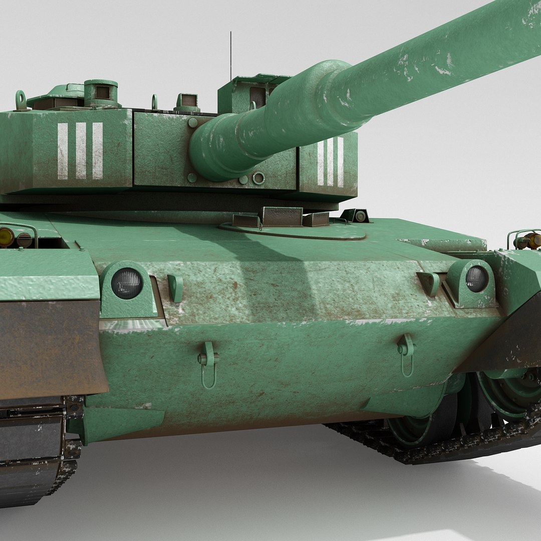 3d japanese type 90 tank model