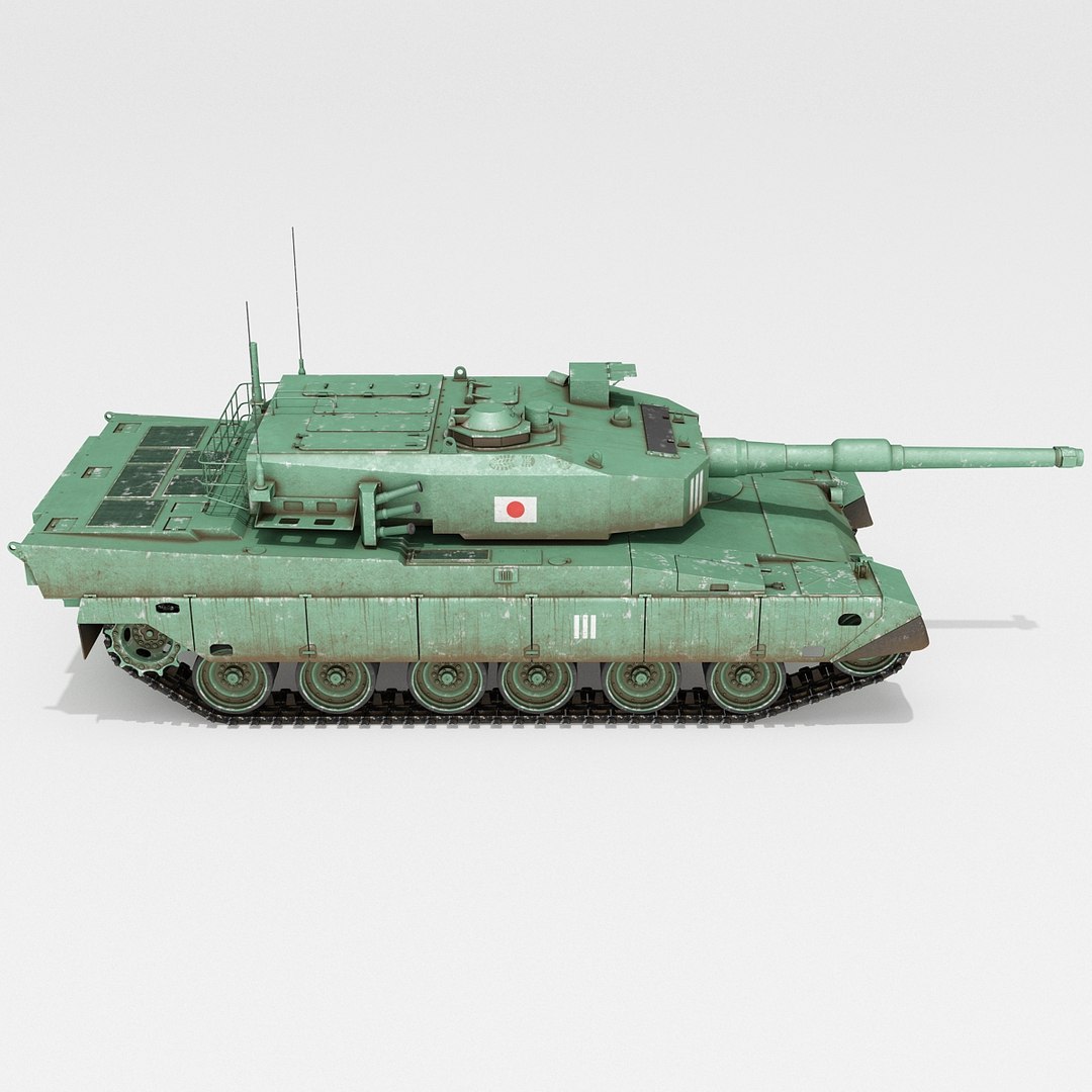 3d Japanese Type 90 Tank Model