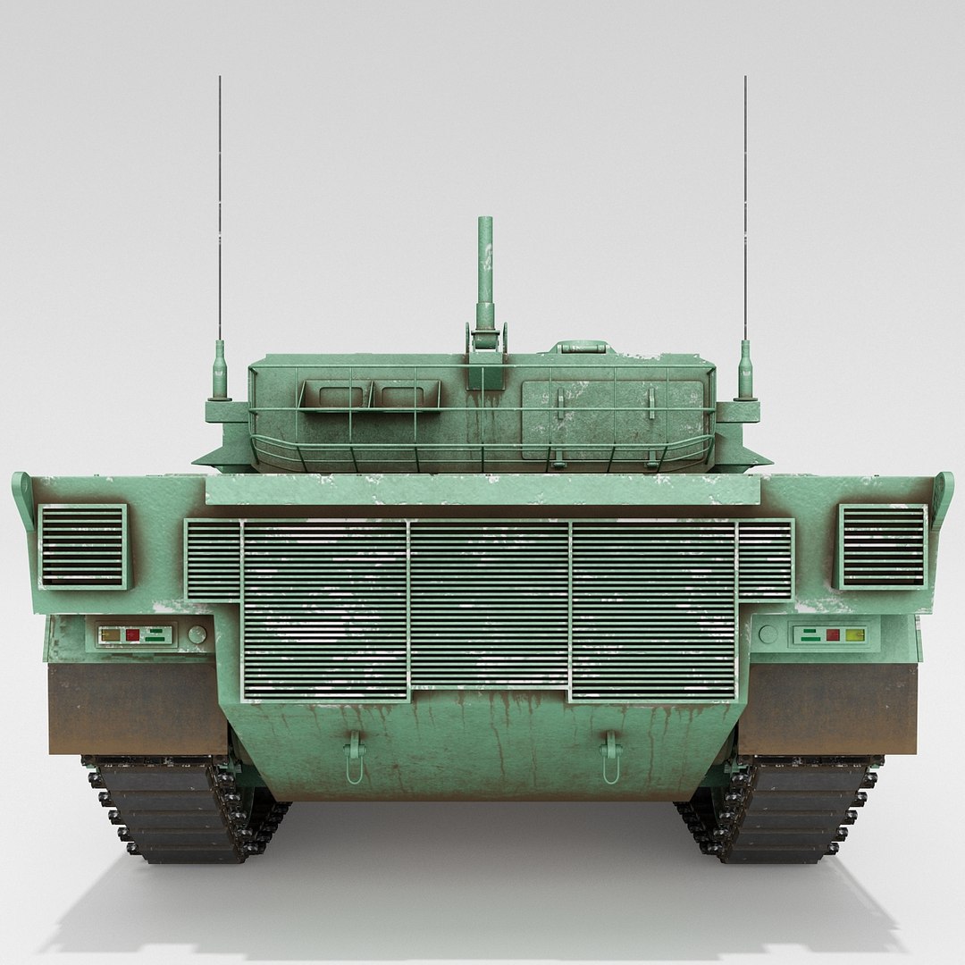 3d Japanese Type 90 Tank Model