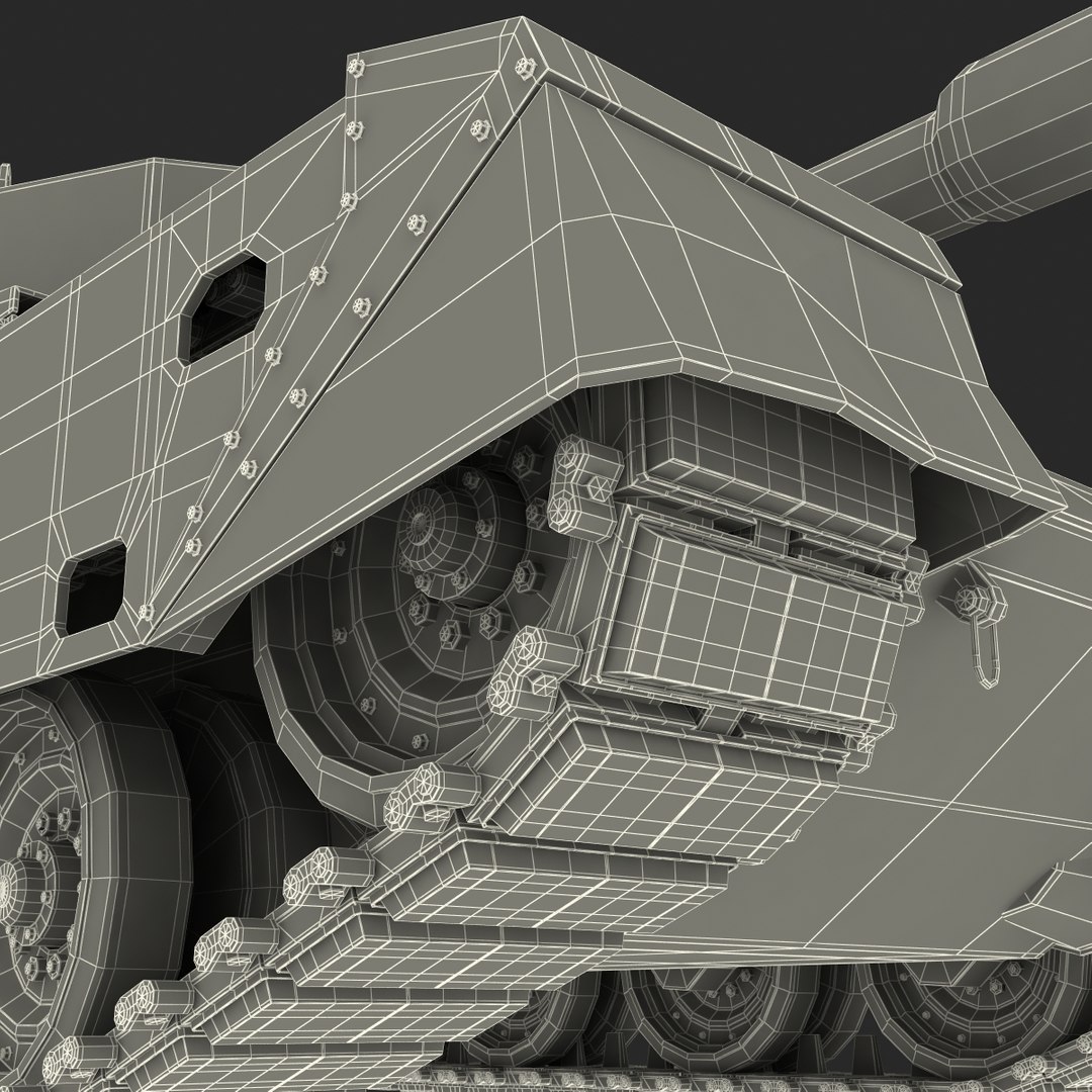 3d japanese type 90 tank model