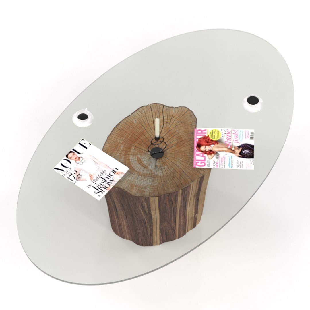 Glass Stump Table Model - TurboSquid 1375089