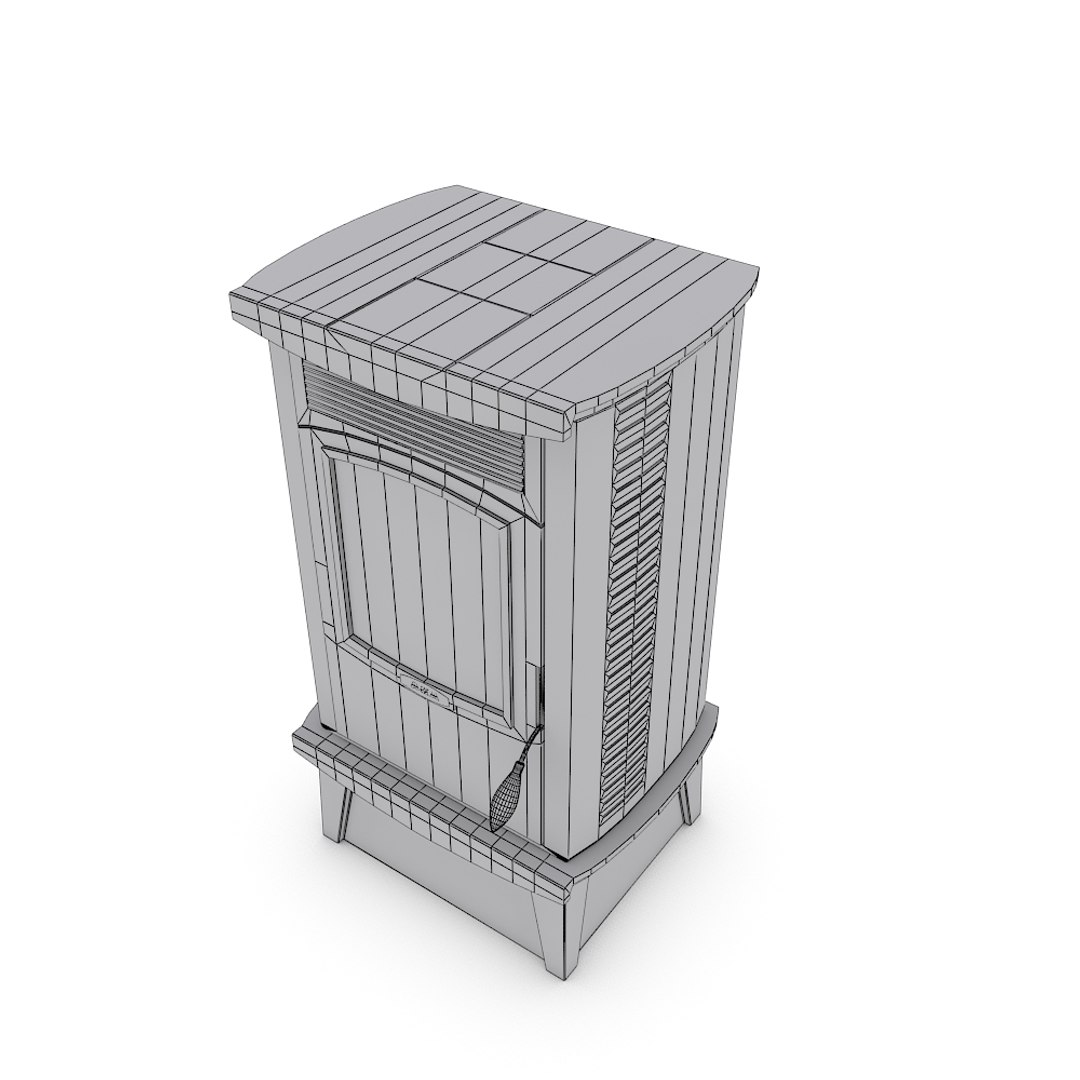 Free Stove Wood Burning 3d Model