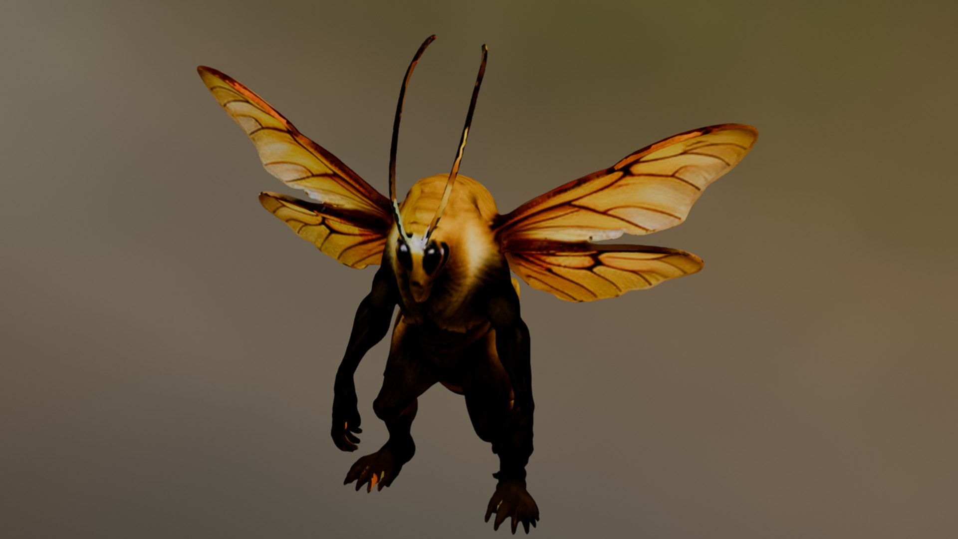 3D Bee Soldier Model - TurboSquid 2382170