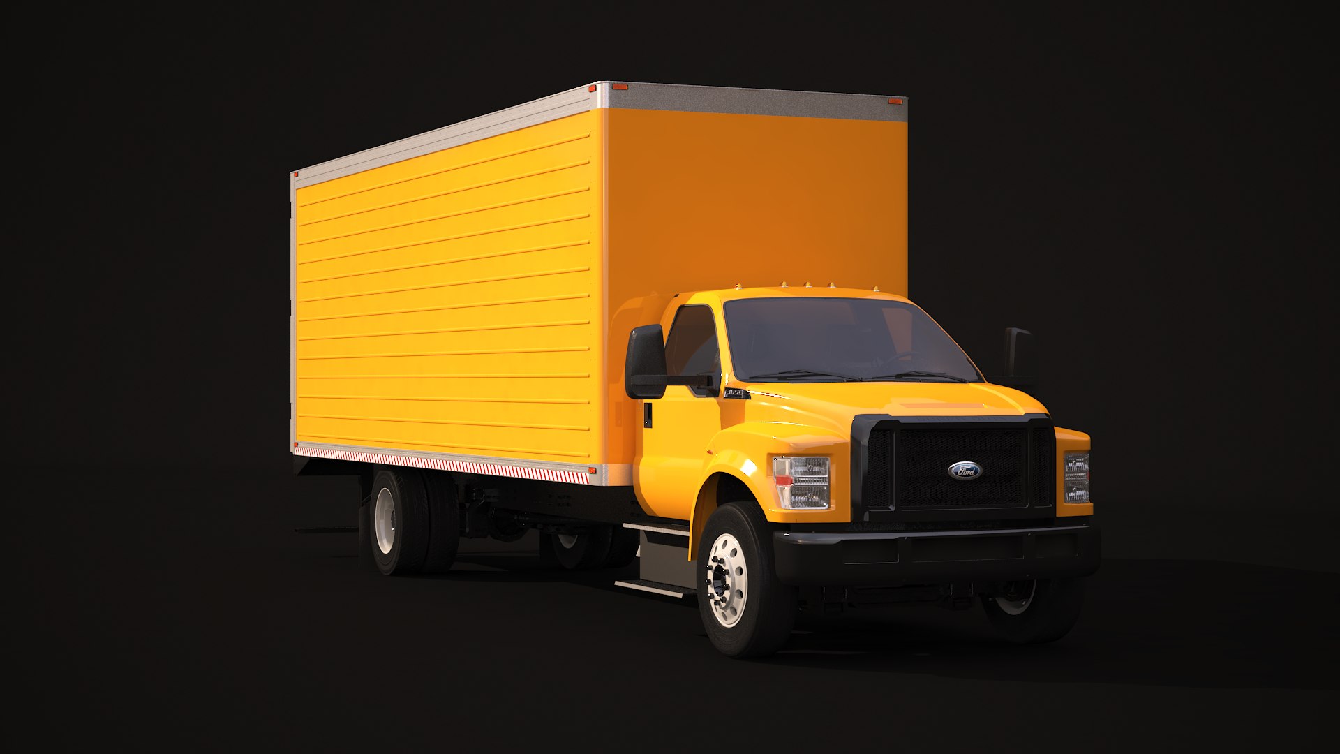 F-650 Box Truck 3D Model - TurboSquid 1475051