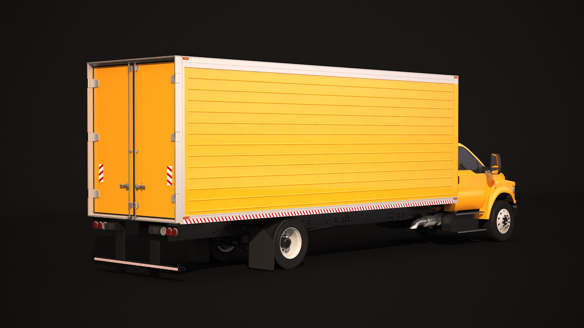 F-650 Box Truck 3D Model - TurboSquid 1475051