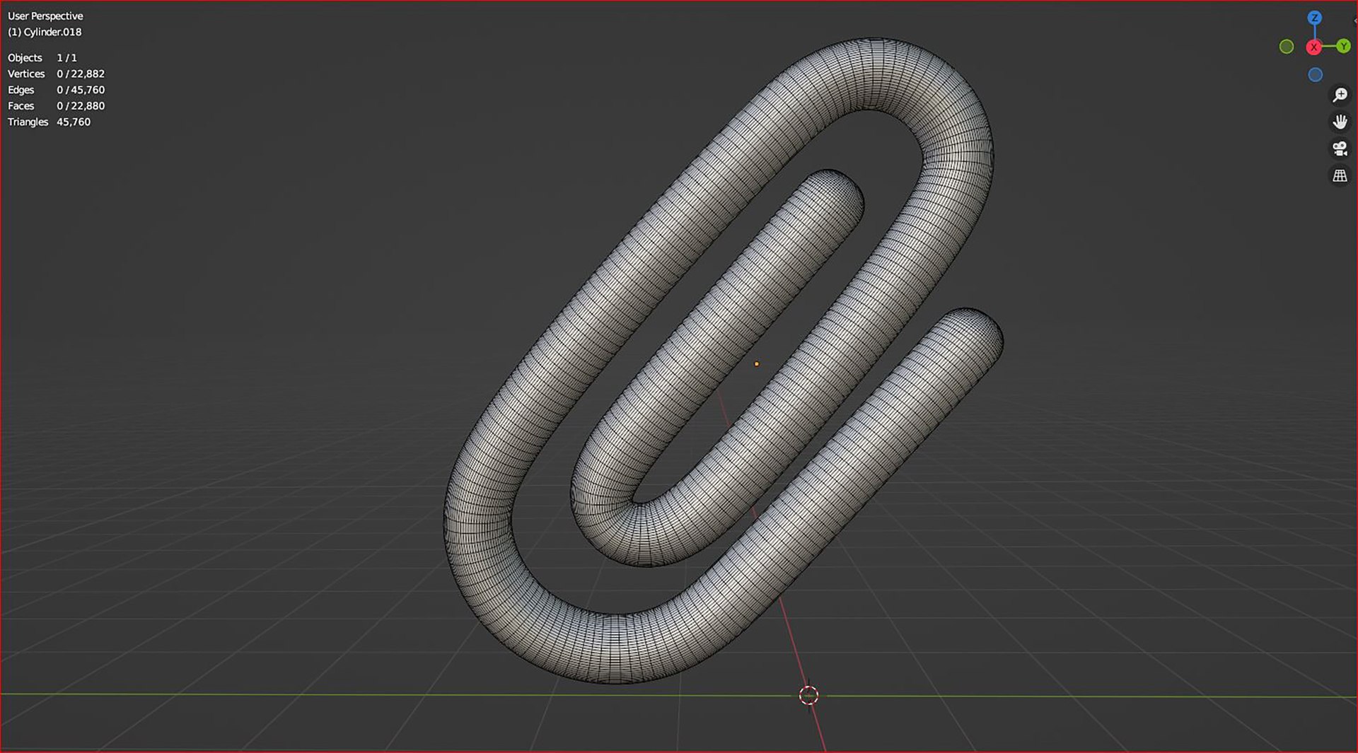 Paper Clip Icon 3D Model - TurboSquid 2074146