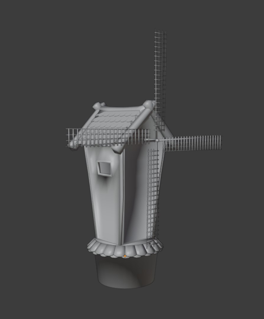 Fantasy Windmill Shell Model - TurboSquid 1622475