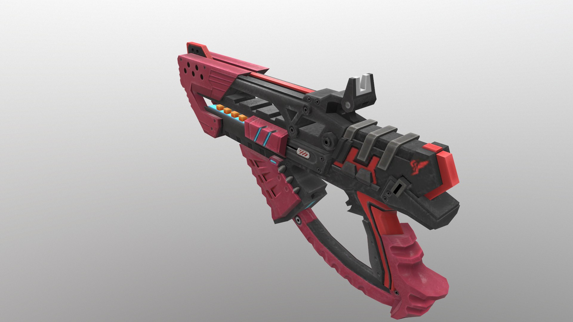 Beam Gun Level 3 3D Model - TurboSquid 2190958