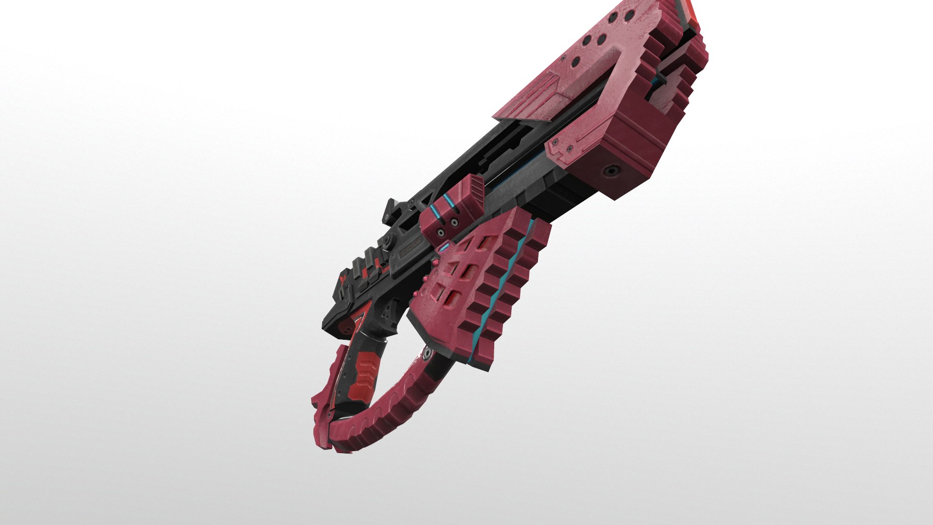 Beam Gun Level 3 3D Model - TurboSquid 2190958