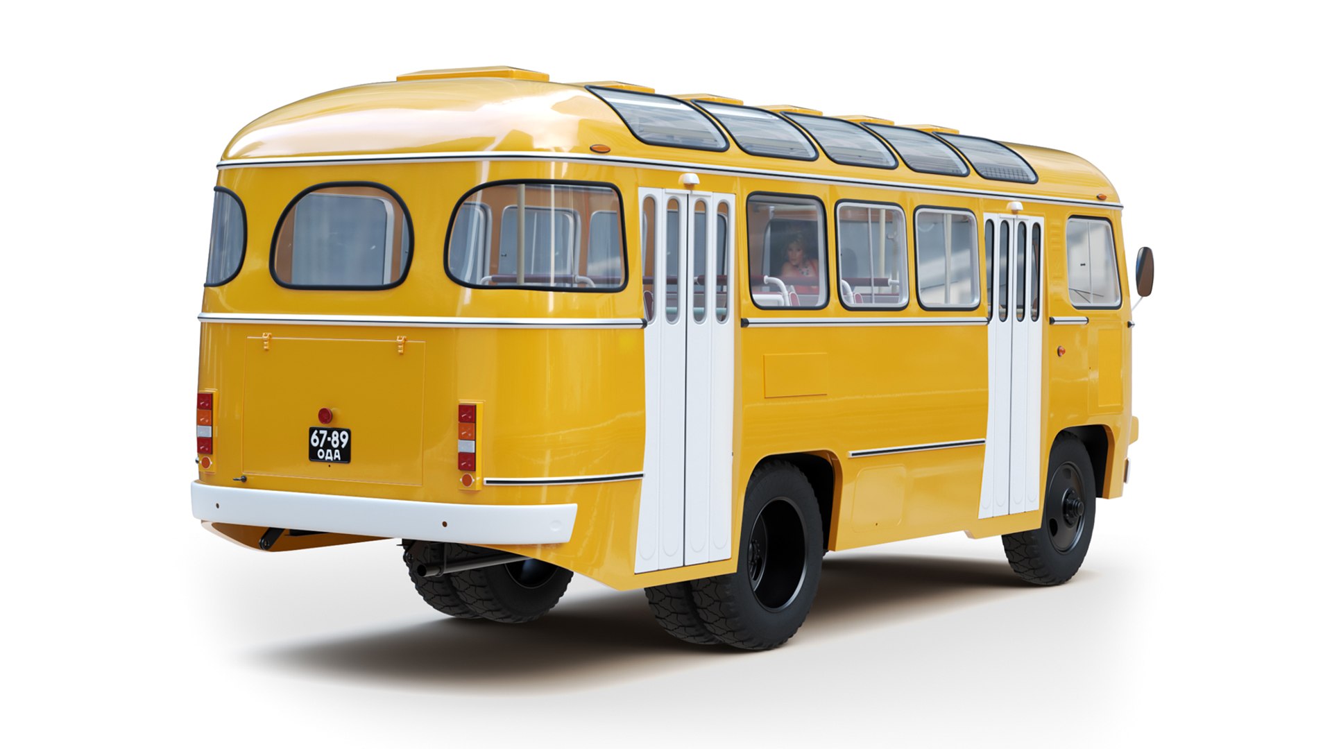 3D Bus PAZ 672 - TurboSquid 1731771