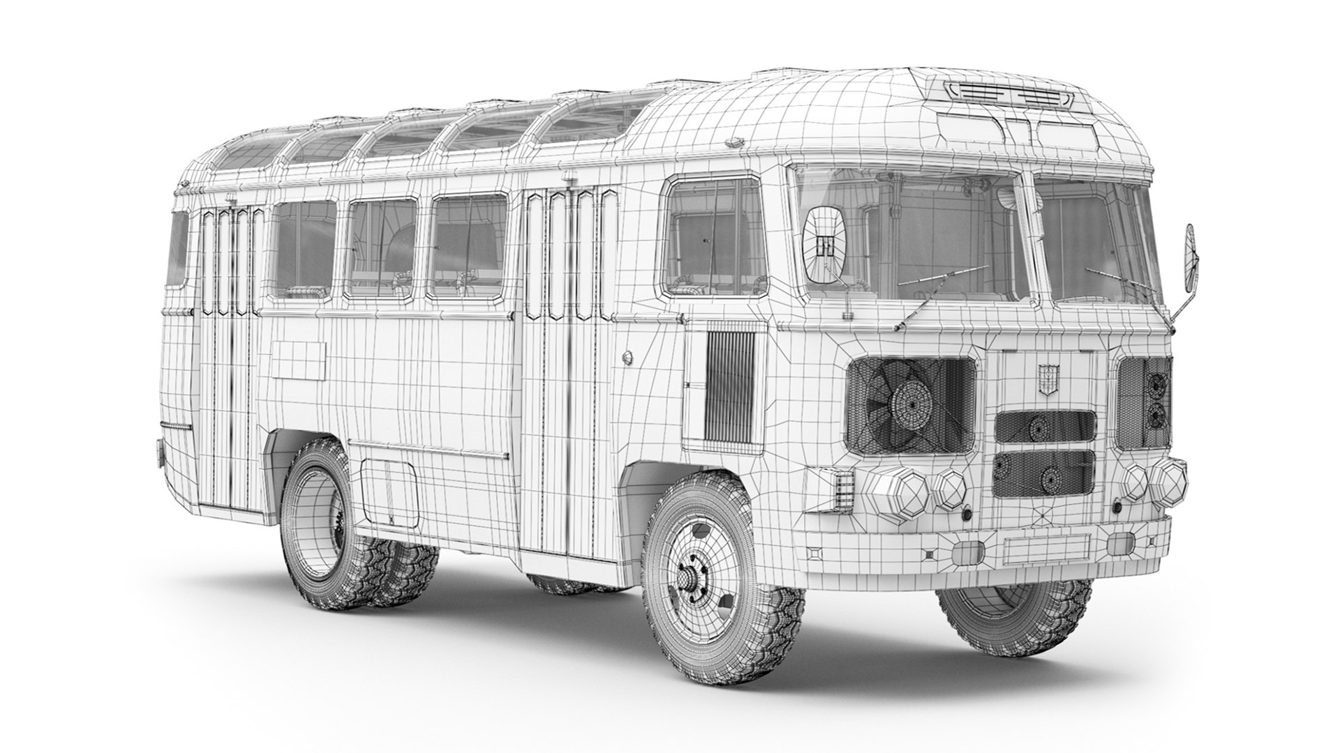 3D Bus PAZ 672 - TurboSquid 1731771