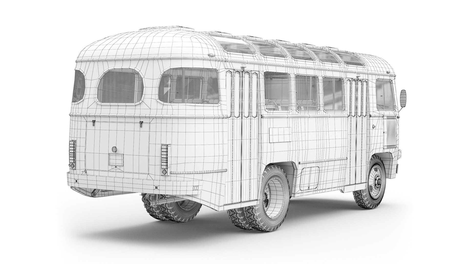 3D Bus PAZ 672 - TurboSquid 1731771