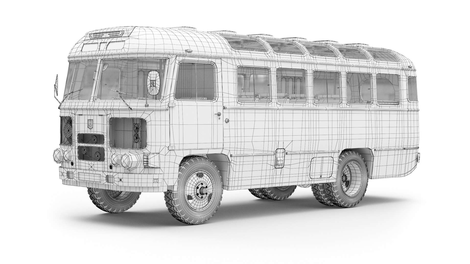 3D Bus PAZ 672 - TurboSquid 1731771