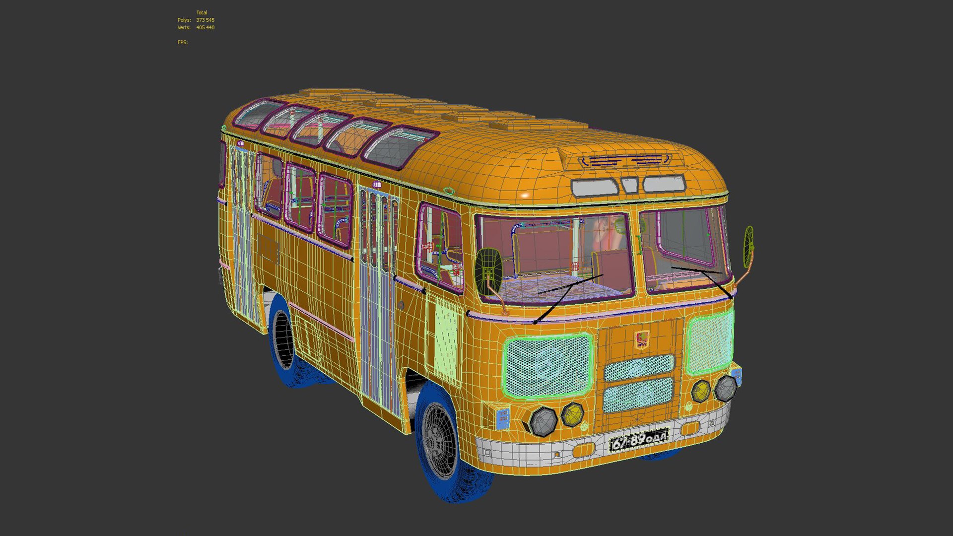 3D Bus PAZ 672 - TurboSquid 1731771