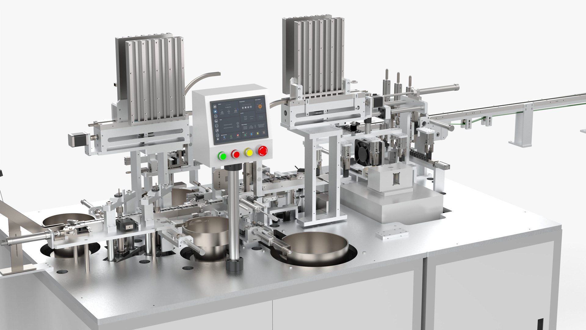 3D Fully Automatic Magnetic Bottom Assembly Machine - TurboSquid 2040828