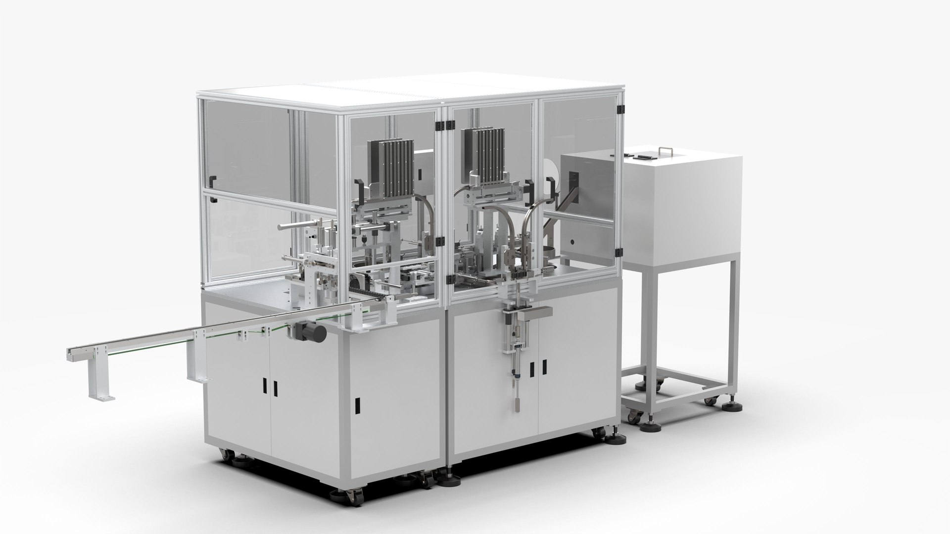 3D Fully Automatic Magnetic Bottom Assembly Machine - TurboSquid 2040828