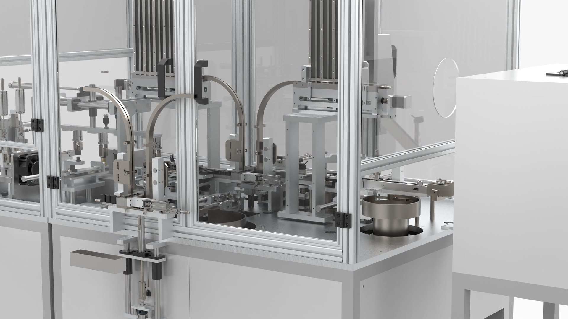 3D Fully Automatic Magnetic Bottom Assembly Machine - TurboSquid 2040828