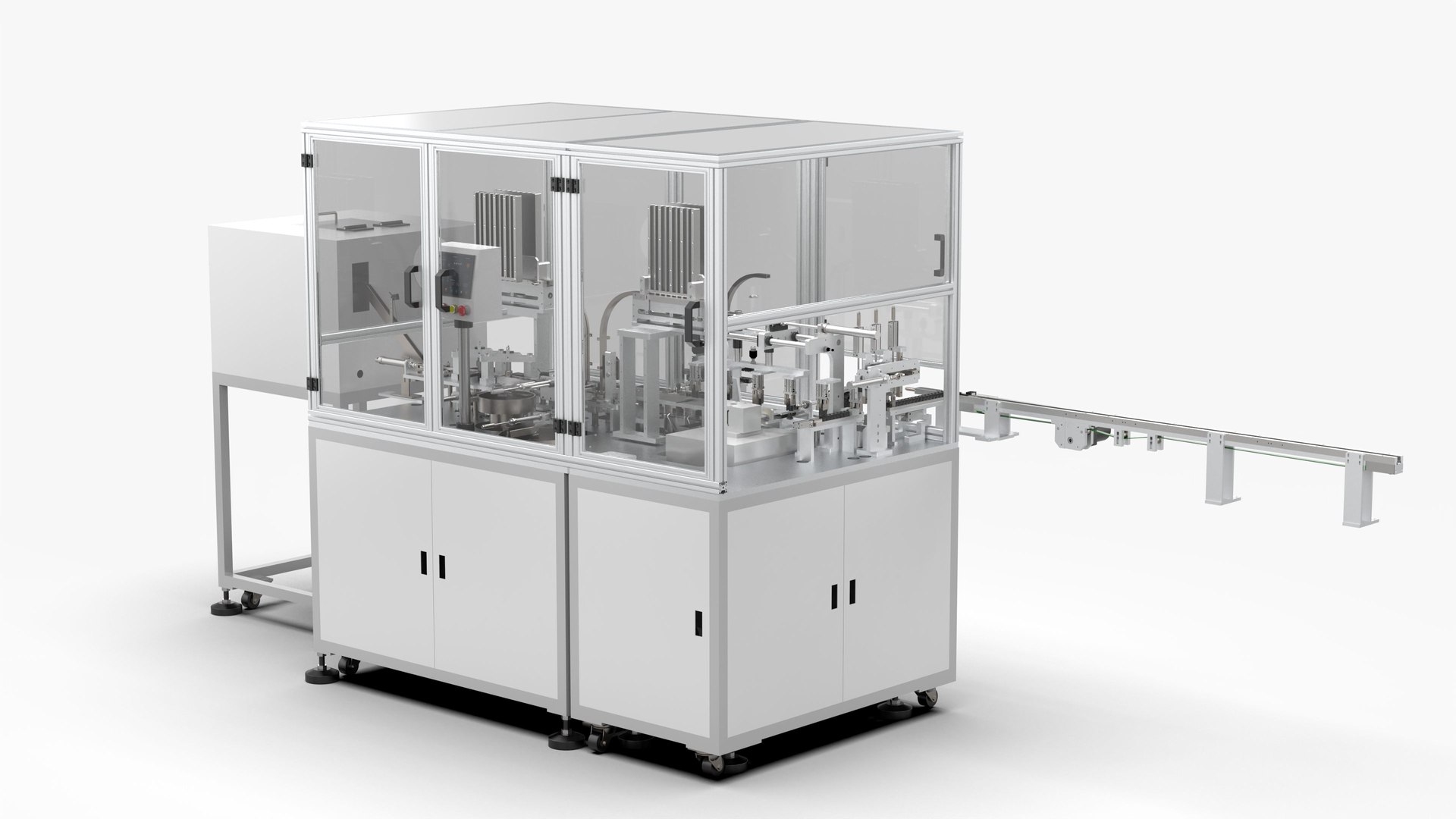 3D Fully Automatic Magnetic Bottom Assembly Machine - TurboSquid 2040828