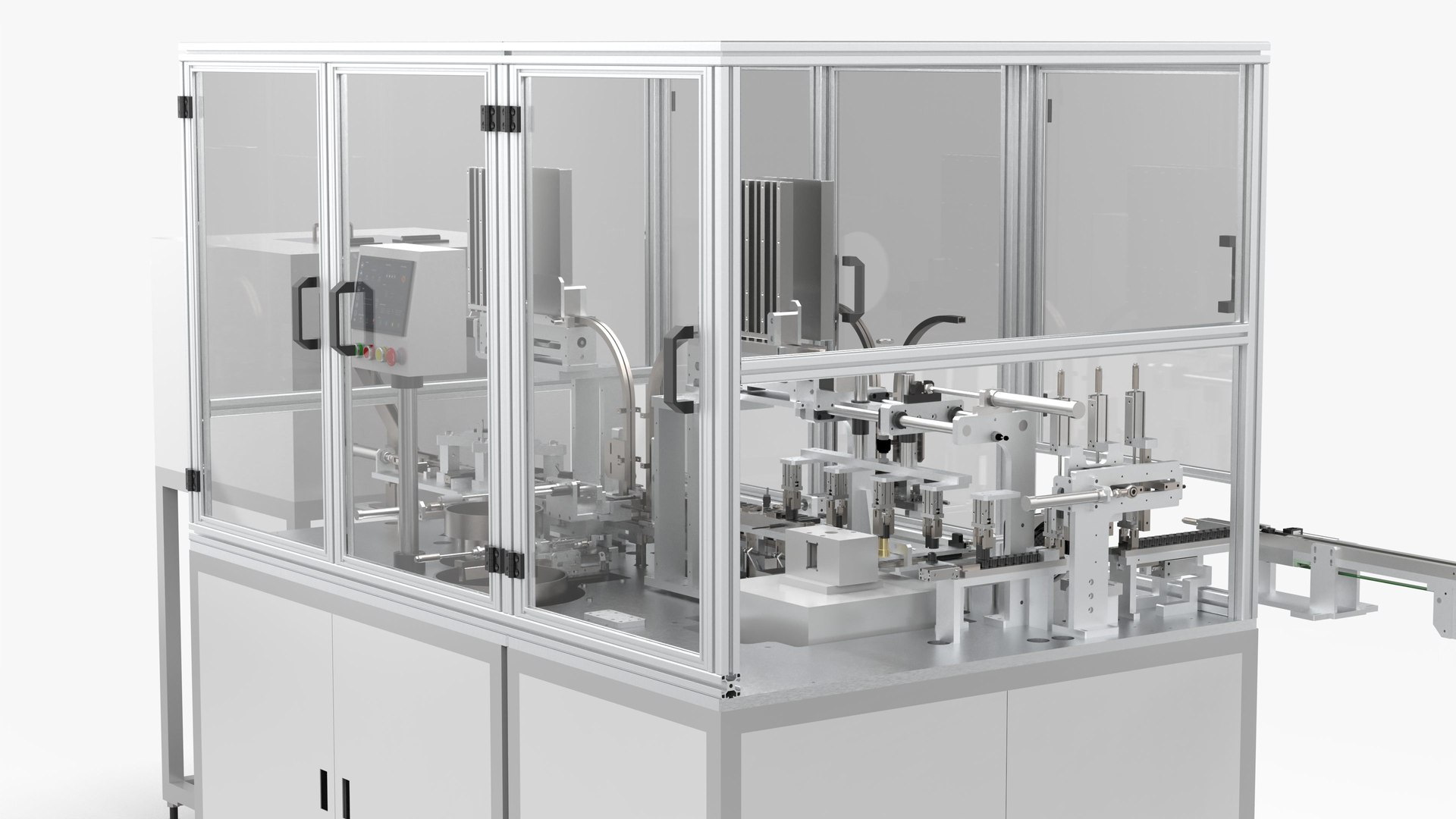 3D Fully Automatic Magnetic Bottom Assembly Machine - TurboSquid 2040828