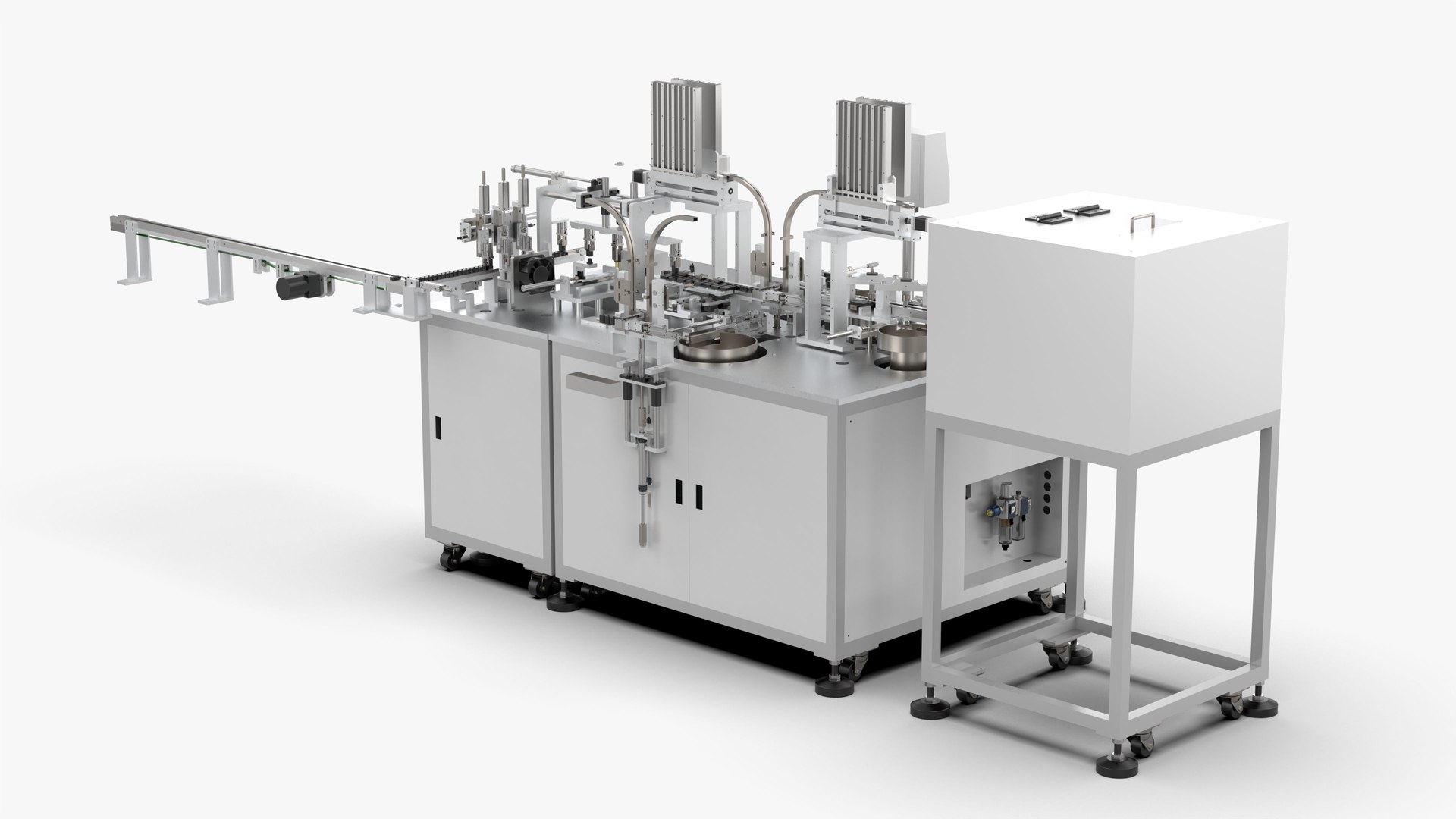 3D Fully Automatic Magnetic Bottom Assembly Machine - TurboSquid 2040828