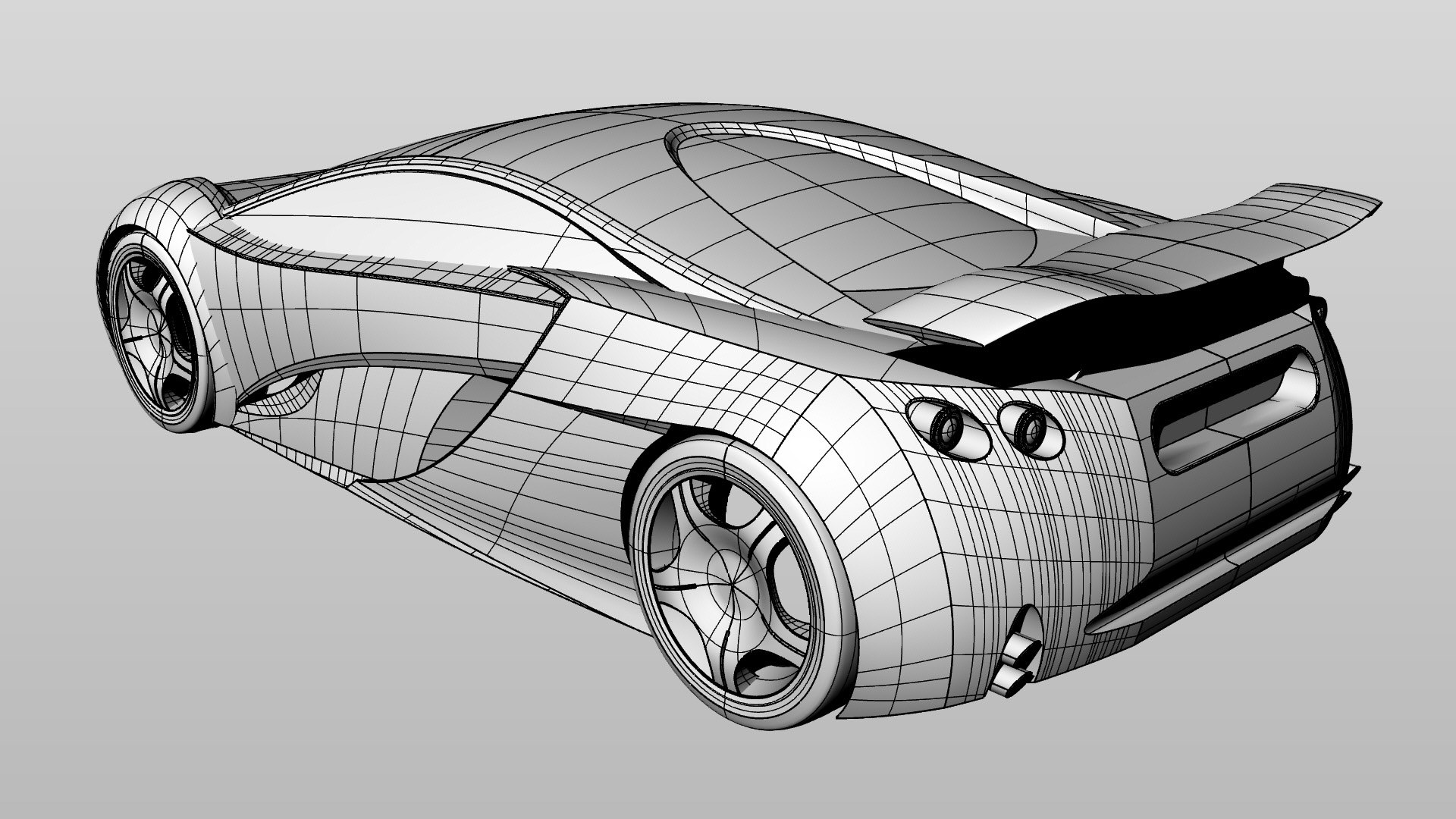 3D concept sportcar model - TurboSquid 1692257