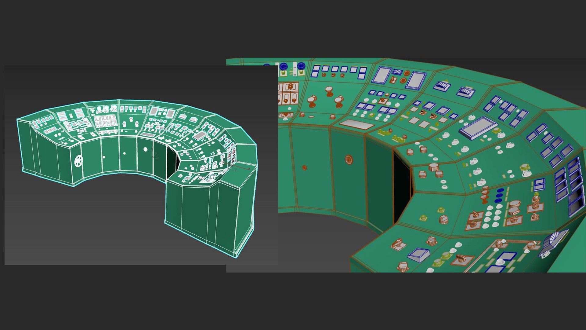 Old Control Panel 3D model - TurboSquid 1832991