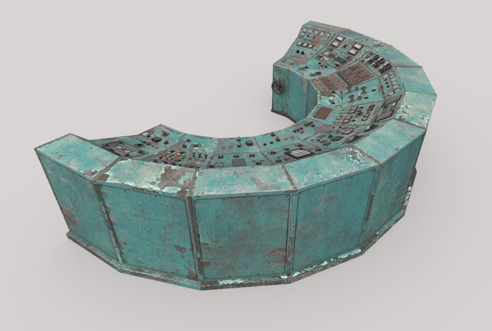Old Control Panel 3D model - TurboSquid 1832991