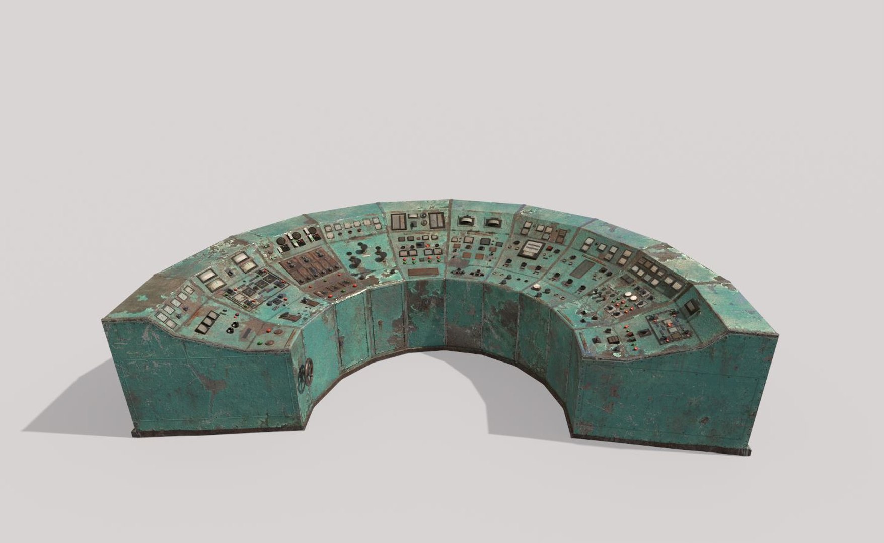 Old Control Panel 3D model - TurboSquid 1832991