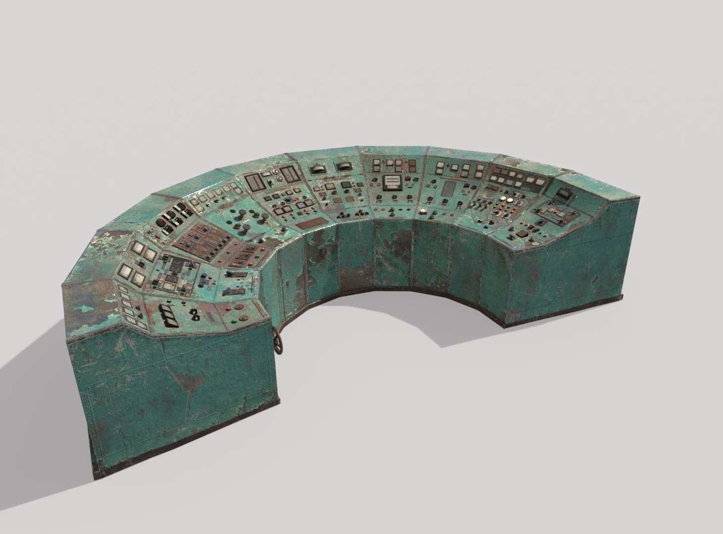 Old Control Panel 3D model - TurboSquid 1832991