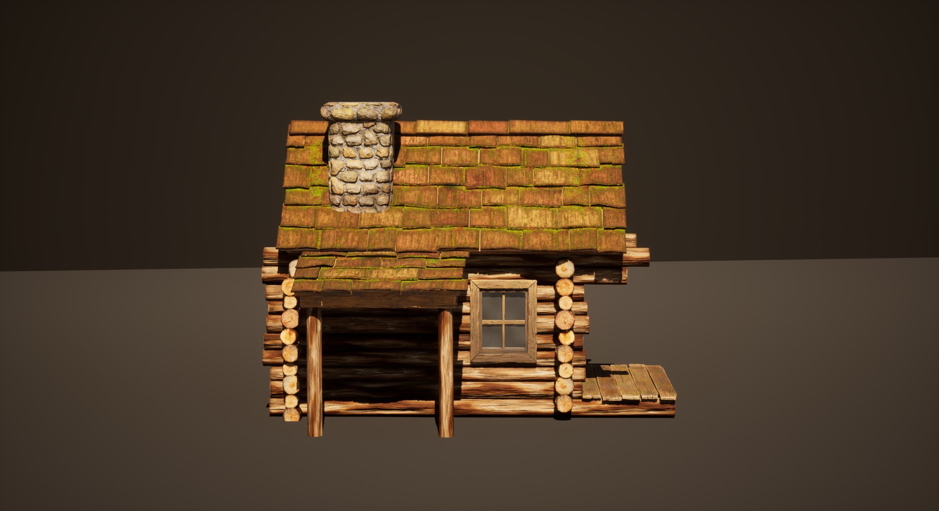 Realistic Log Cabin 3D Model - TurboSquid 2311209