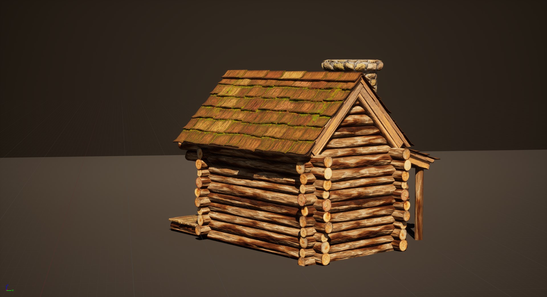 Realistic Log Cabin 3D Model - TurboSquid 2311209