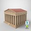 3D Ancient Buildings Parthenon Model - TurboSquid 1389090