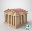 3D ancient buildings parthenon model - TurboSquid 1389090