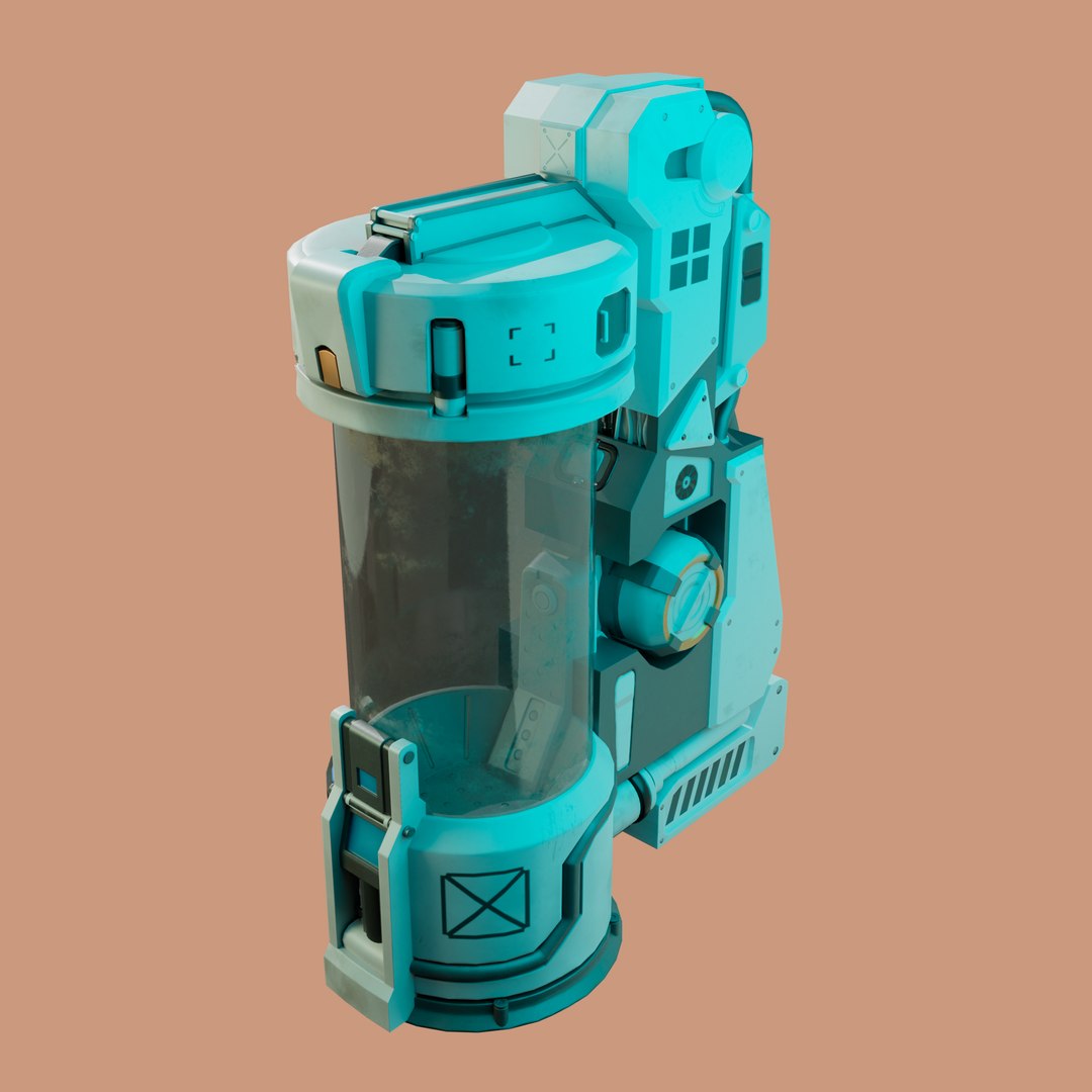 LowPoly Sc-Fi Capsule 3D - TurboSquid 2088310