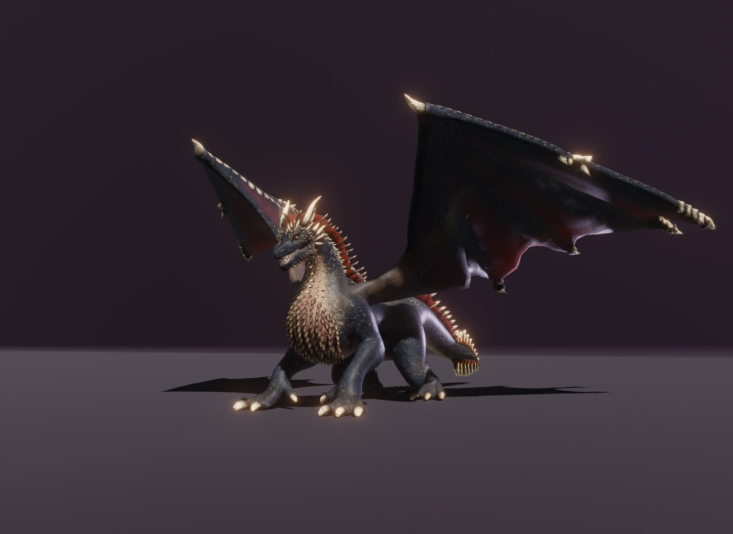3D Model Realistic Animated Dragons Pack Low-poly 3D Model - TurboSquid ...