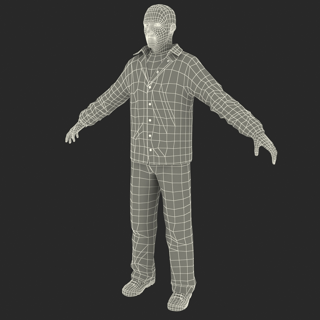 White Male Fbi Agent 3d C4d