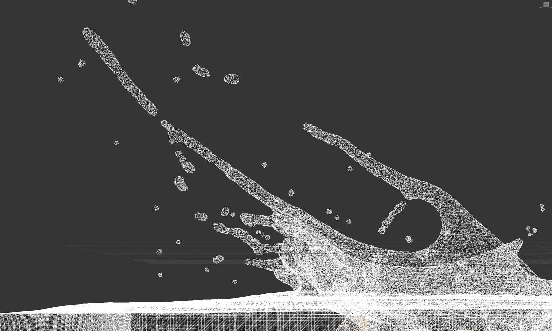 Water Splash Animated Alembic 01 3D - TurboSquid 1999628