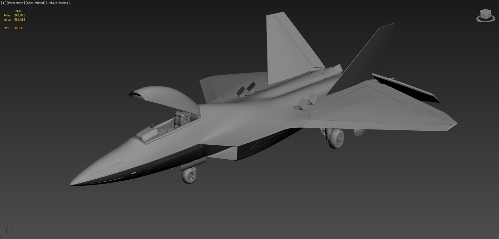F-22 Raptor 3D - TurboSquid 1227958