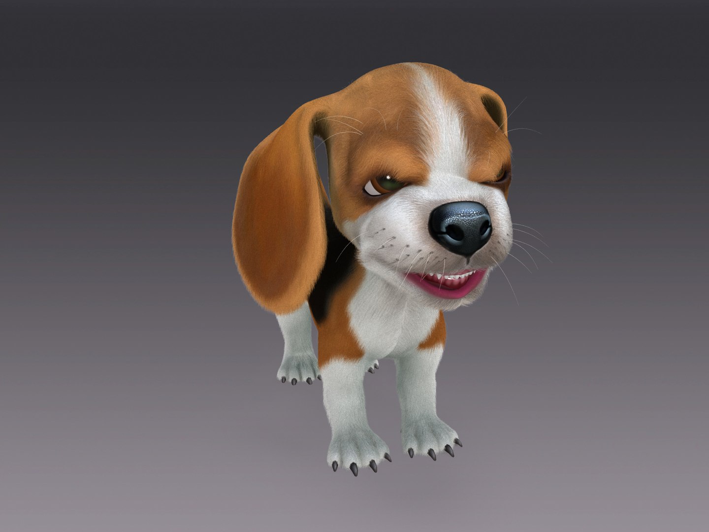 dog puppy rigging animation max