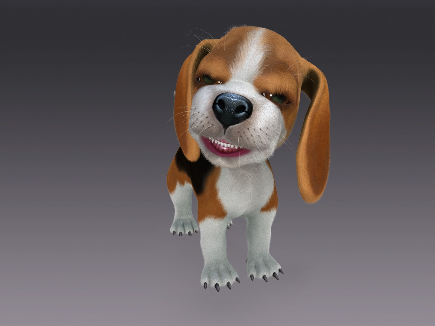 dog puppy rigging animation max